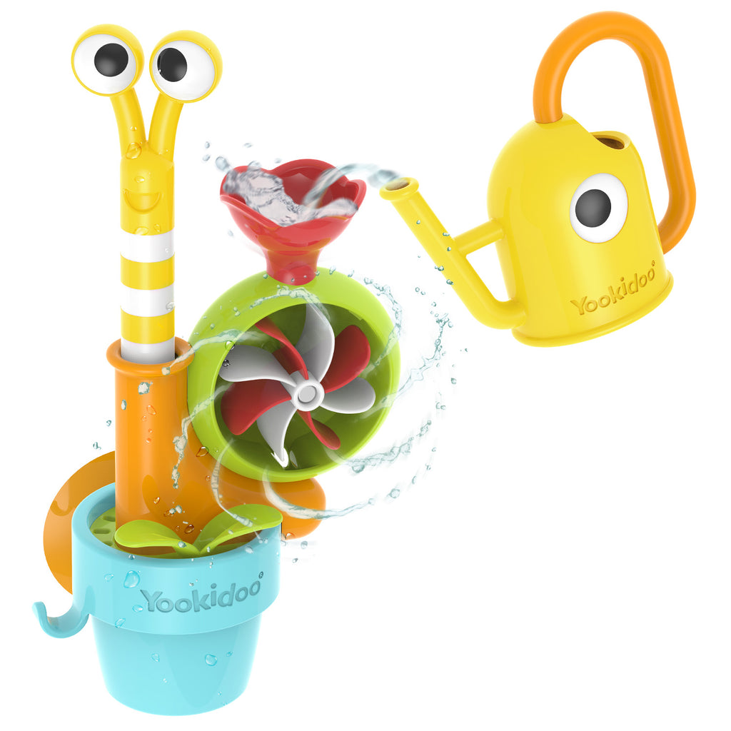 Yookidoo Pop-Up Water Snail Bath Toy | Cute Garden Adventure for Toddlers