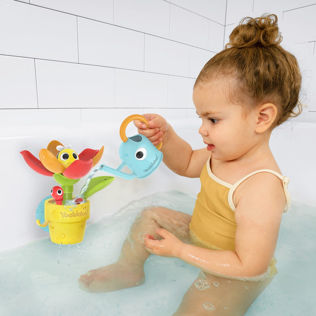Yookidoo Peek-a-Bee Tub Flower: Water Toy for Baby and Kids Bathtime